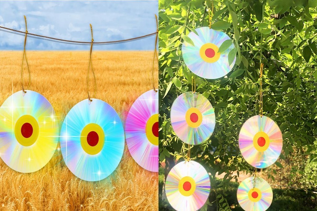 FA| Bird Scare Disc Professional Anti Bird Effective Strong Reflective ...