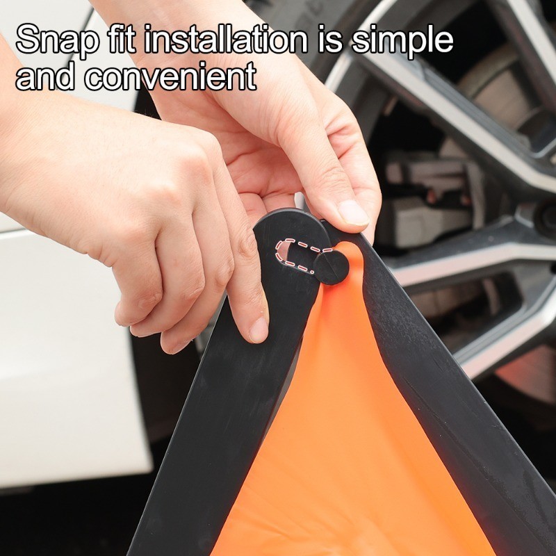 Car Stop Fault Sign - Triangle Reflector Signboard - Red Reflective ...