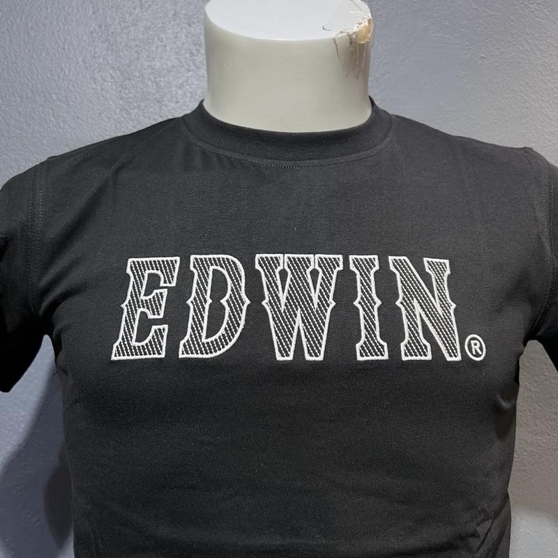 🔥New Arrivals🔥 EDWIN® Men’s Signature Logo Embroidery T-Shirt ( 7480 ...
