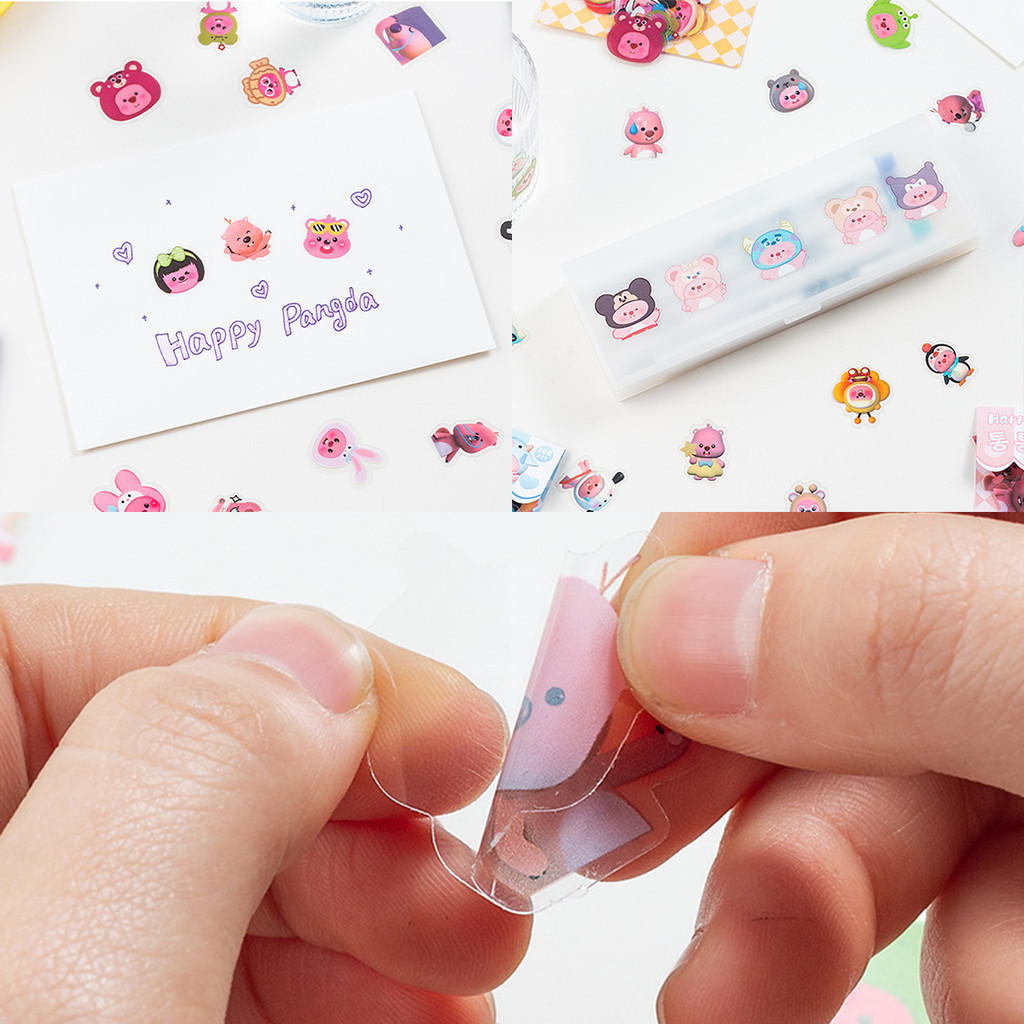 100Pcs Kawaii Loopy Stickers Cute Anime Beaver Phone Water Cup Car ...