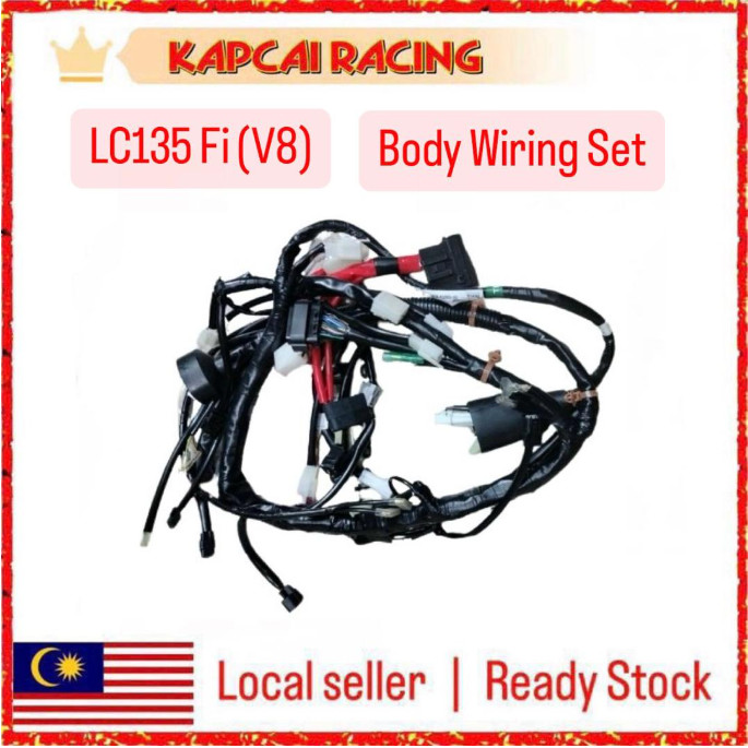 Yamaha LC135 Fi V8 135LC Fi V8 LC 135 Fi Harness Body Wiring Set ...