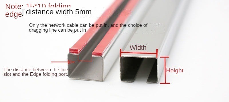 Trunking Surface-Mounted Square Stainless Steel Trunking Cable Duct ...