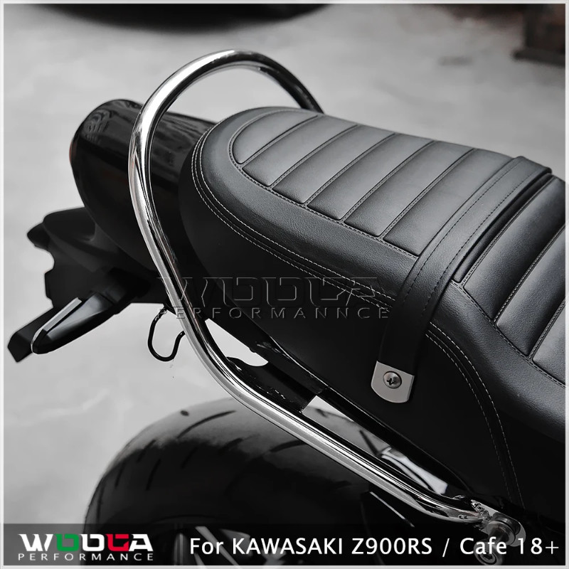WOOGA Passenger Grab Bar For Kawasaki Z900RS Z650RS 2018-2025 Cafe Rear ...