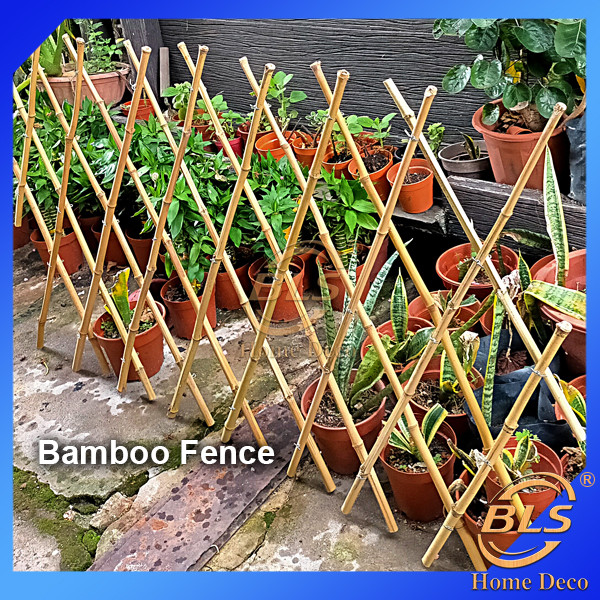 Bamboo Fence Diy Nature Stretch Netting Garden Deco Tools / Pagar Buluh ...