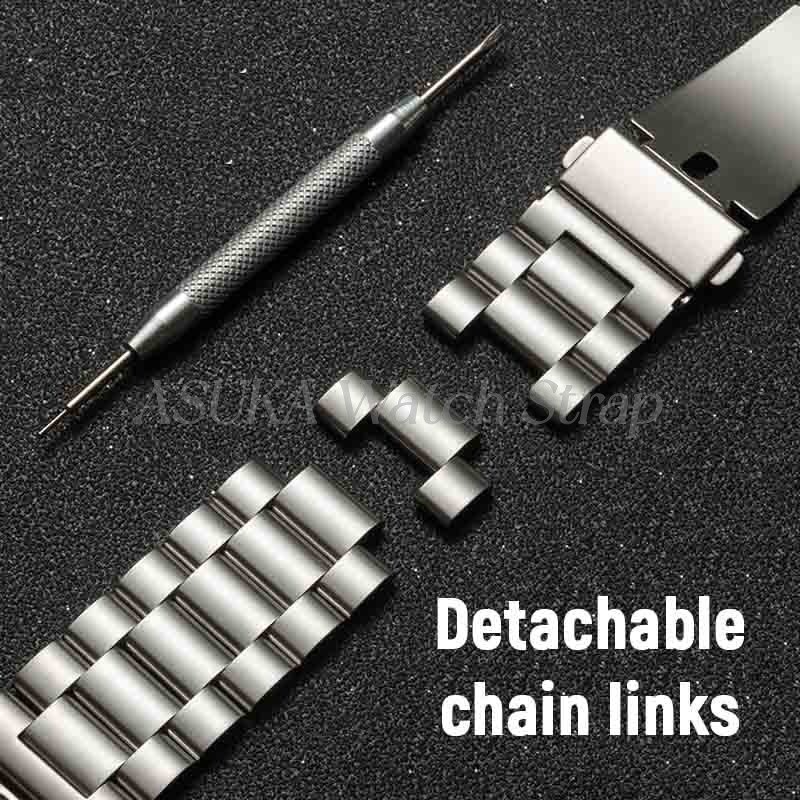 20mm Classic Stainless Steel Watch Strap 22mm Quick Release for Seiko ...