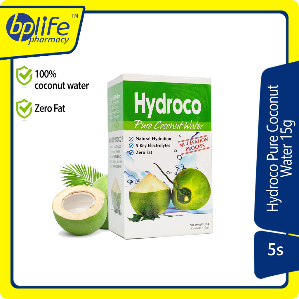 Hydroco Pure Coconut Water 15g x 5s | Shopee Malaysia