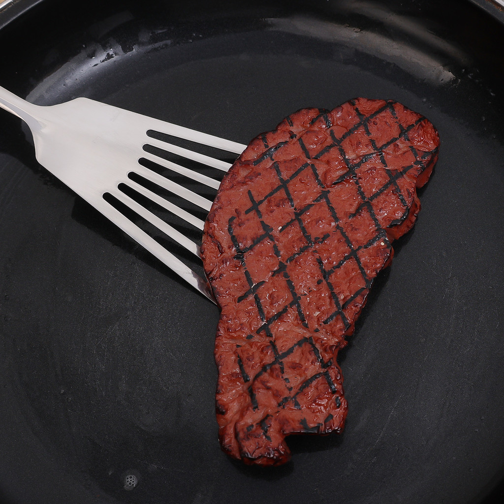 Creative Stainless Steel Wood Handle Soup Spoon Spatula - Restaurant ...