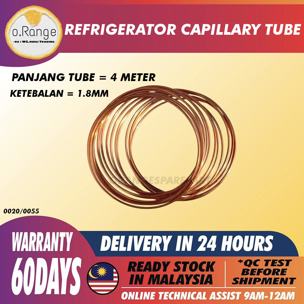 1.8MM COMPRESSOR 4 METER REFRIGERATION CAPILLARY TUBE COOPER TUBES ...
