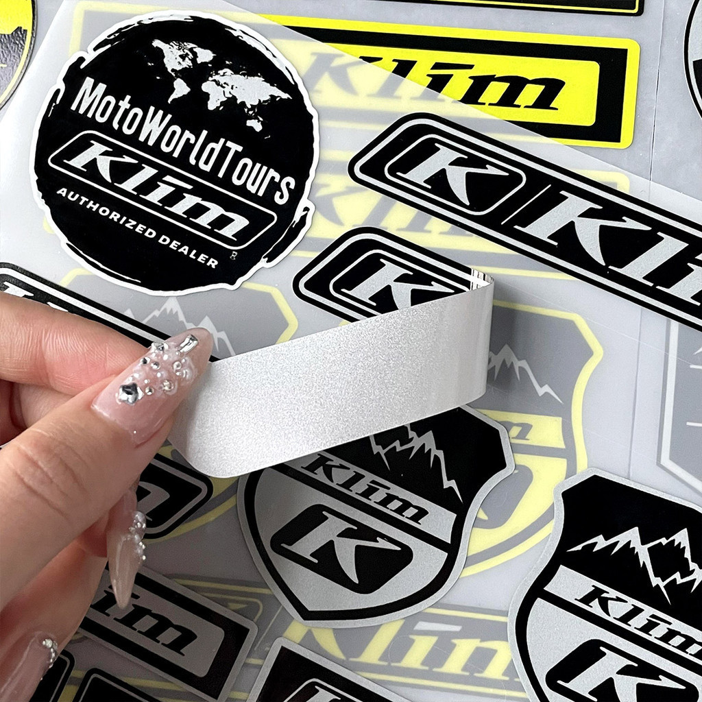 BMW R1200GS Trunk Sticke KLIM Tailbox Helmet Decoration 40th ...