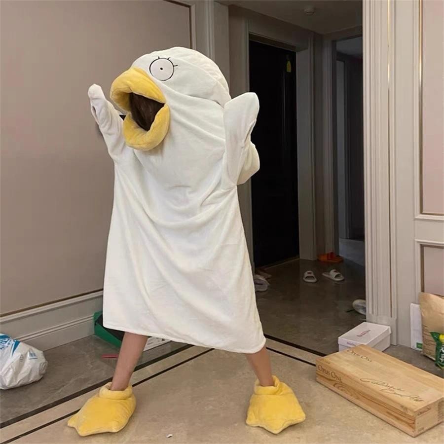 Anime Gintama Cosplay Homewear Elizabeth Duck Kigurumi Pajamas Costume ...