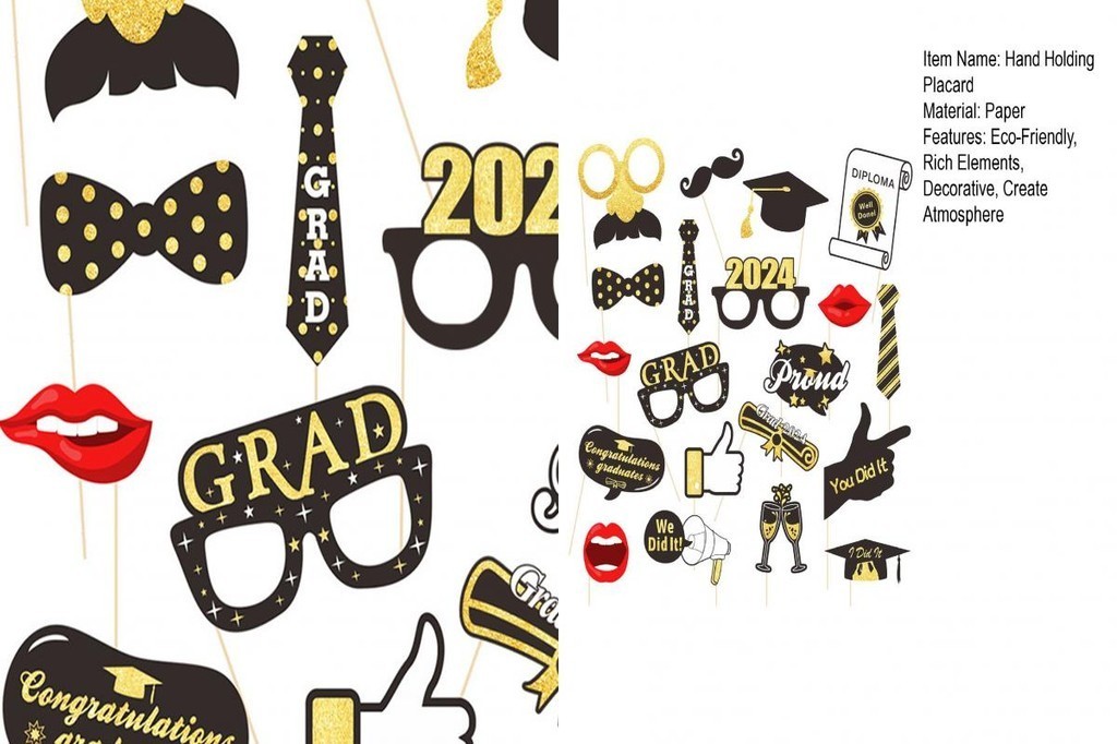 MX_ Graduation Theme Decor Decorative Graduation Placard 2024 ...
