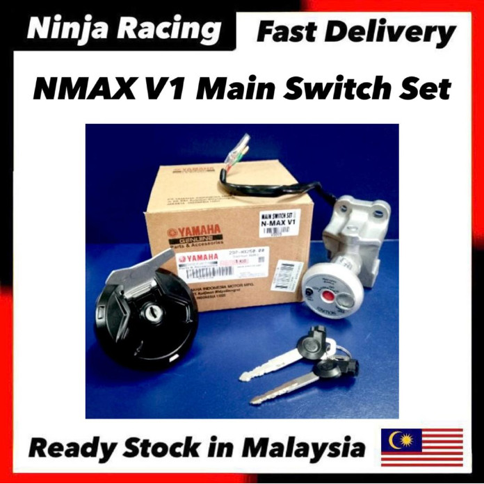 Yamaha NMAX 155 V1 NMAX155 V1 Ignition Main Switch Full Set 2DP-HX250-00 Mainswitch Switch Suis ...