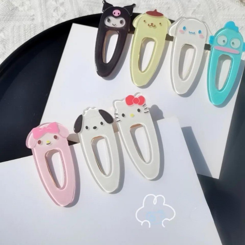 New Cinnamon Dog Hair Clips Sanrio Hair Pins Kt Cat Cartoon Cute Sweet ...