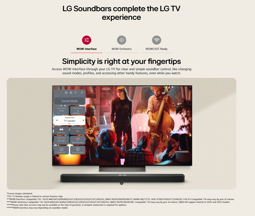 [TnG RM 100] LG S95TR LG Home Theater Soundbar with Surround Sound Rear ...