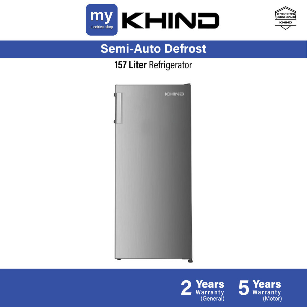 Khind 1 Door Refrigerator Peti Sejuk 157 Liter RF165 | Shopee Malaysia