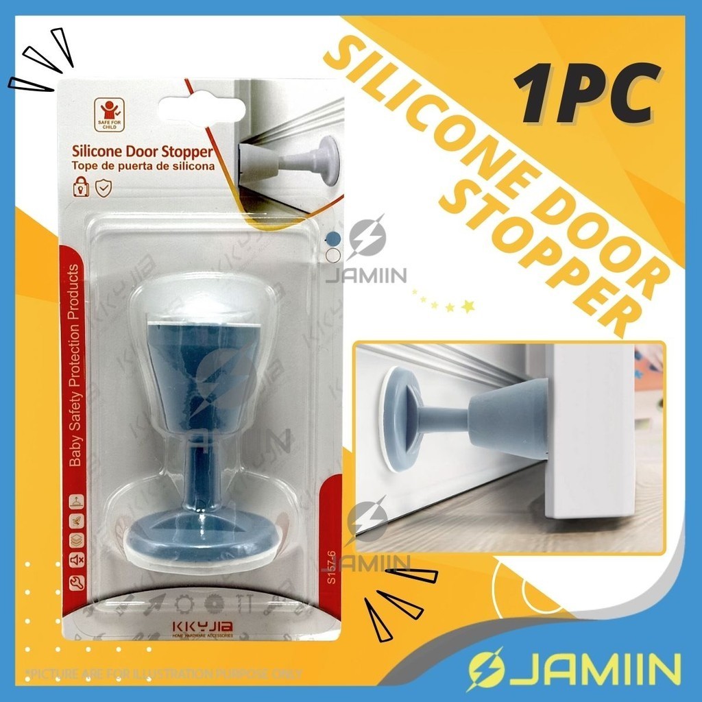 Door Stoppers for Wall with Strong Back Adhesive Silicone Wall Shield ...