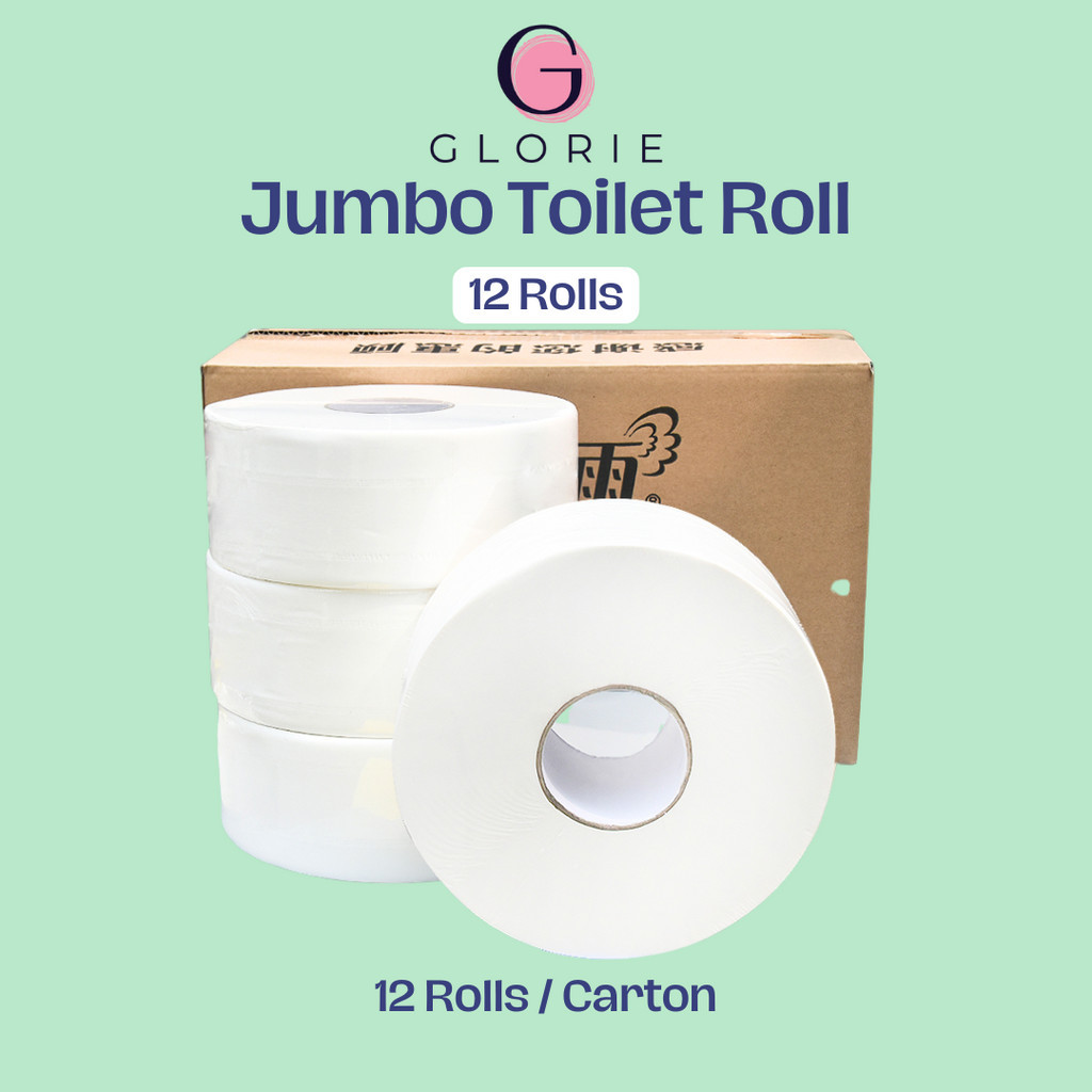 Premium Commercial Toilet Roll Bundle Carton by [Yusen/Wippie/LifeShine ...