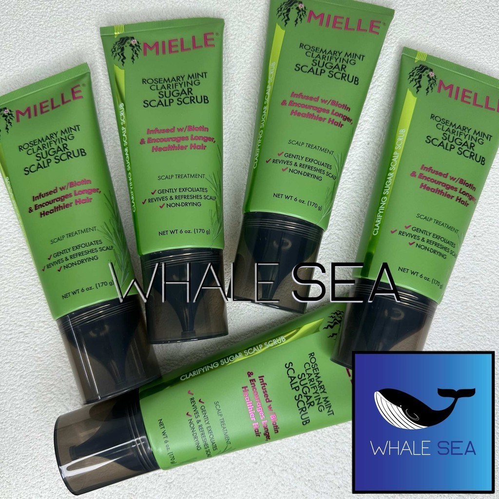 Mielle Rosemary Mint Clarifying Sugar Scalp Scrub (170g) | Shopee Malaysia