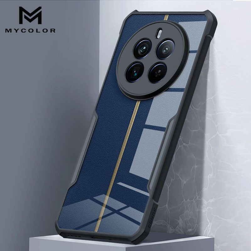 Clear Acrylic Armor Camera Lens Protection Phone Case For Realme real ...