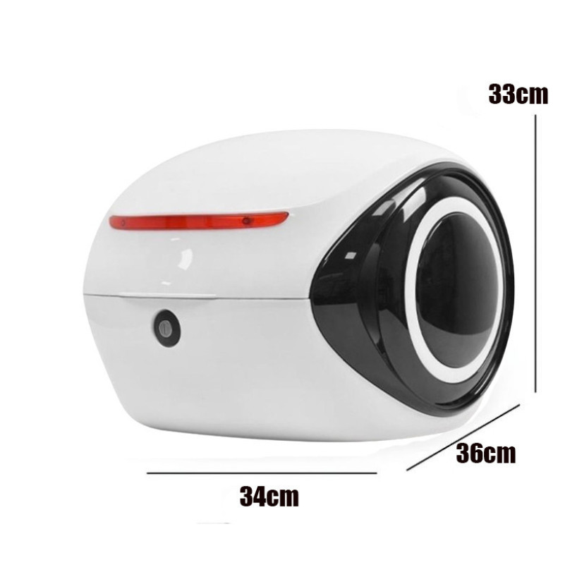 Top Box Alien Siput Motorcycle 45L 35L Black White Waterproof Box Motor ...