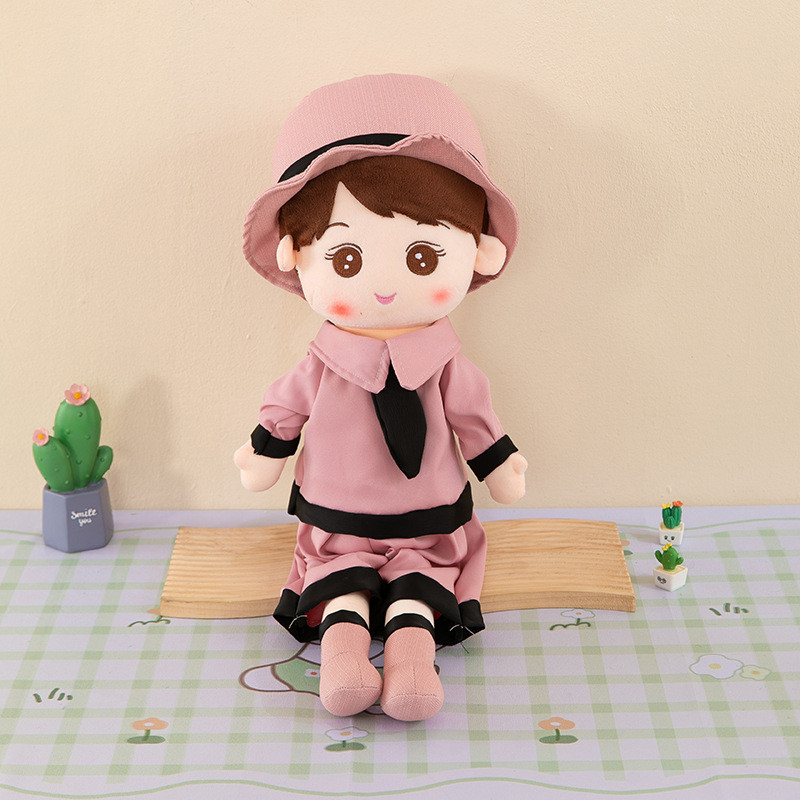 New Couple Press Bed Doll Wedding Happy Doll Plush Toy Children ...