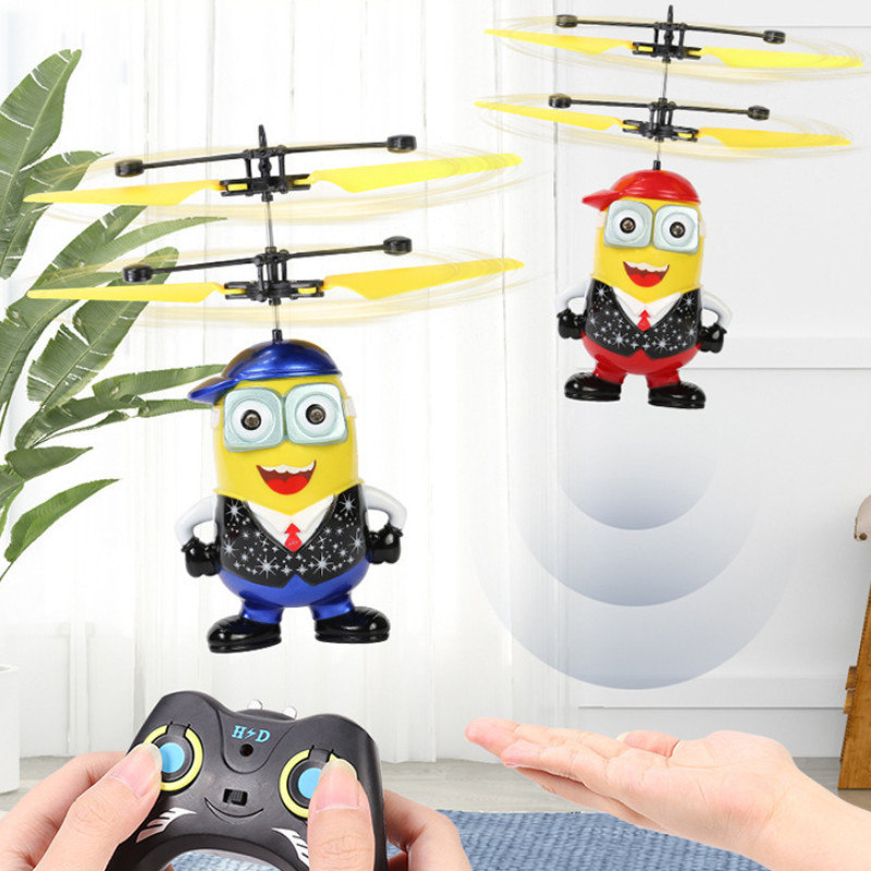 Gyro Boomerang induction flying toy with remote control Despicable Me ...