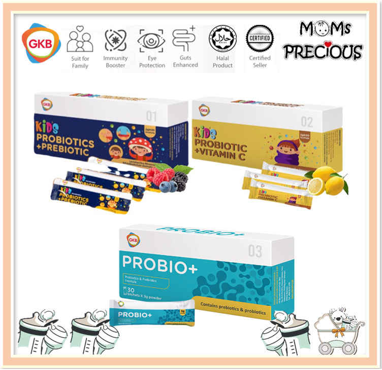 [ Halal Certified ] GKB Kids Probiotics /Prebiotic /Vitamin C / Probio ...
