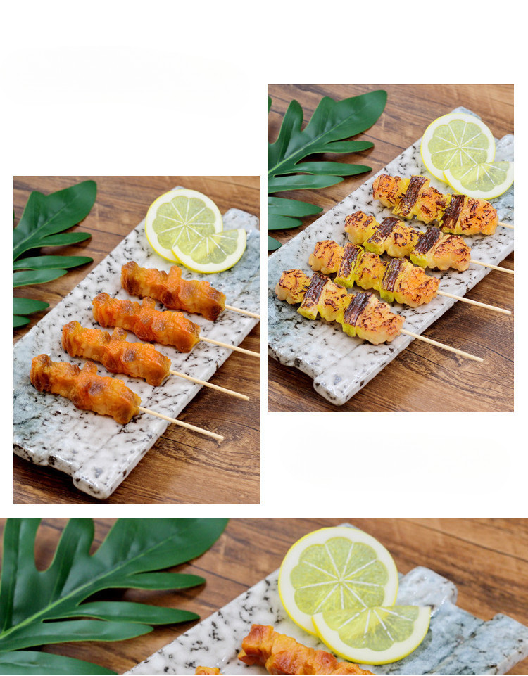 Artificial Japanese Cuisine Yakitori Skewers Food Models Fake PVC ...