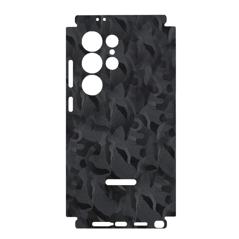 3D Black Camo Geometry Full Body Phone Protector Skin Decal For SAMSUNG ...