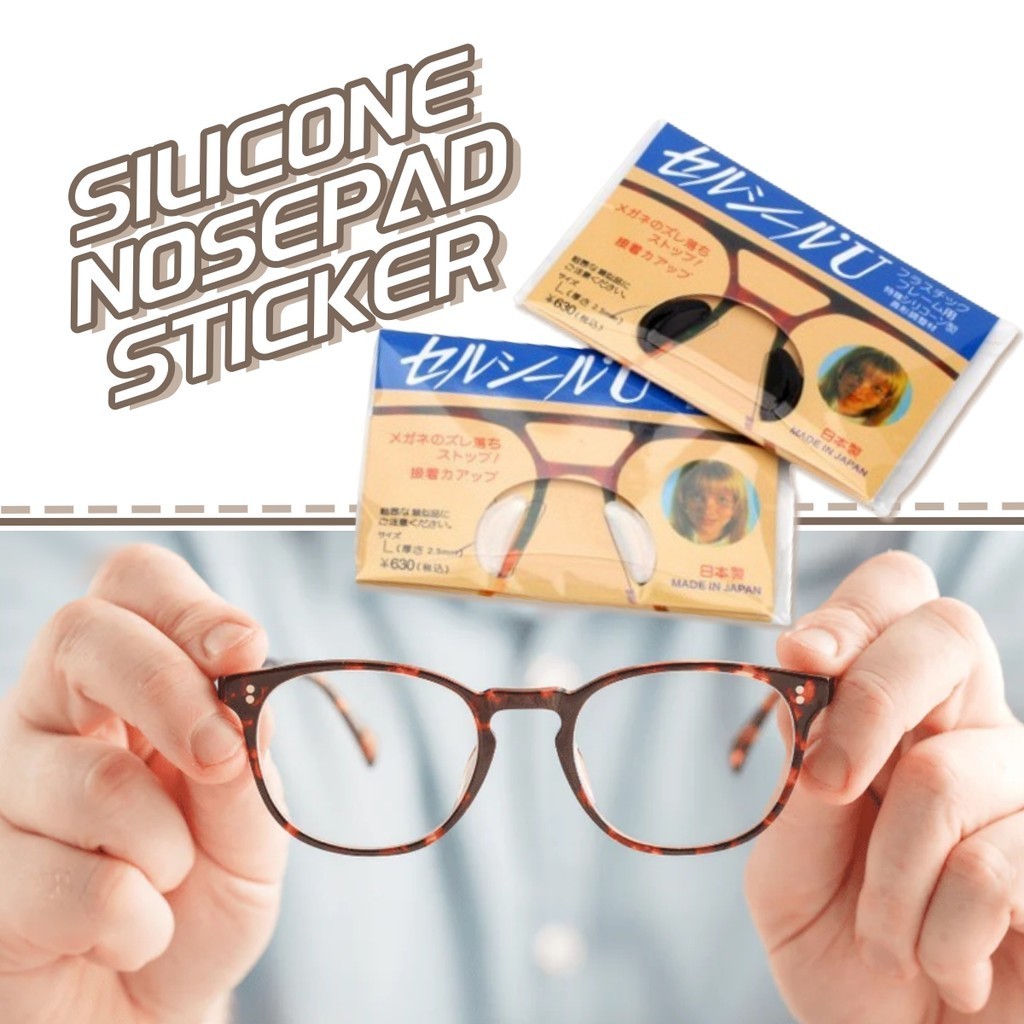 1.8mm / 2.5mm Silicone Anti-slip Nosepad Self-adhesive Stick Glasses ...