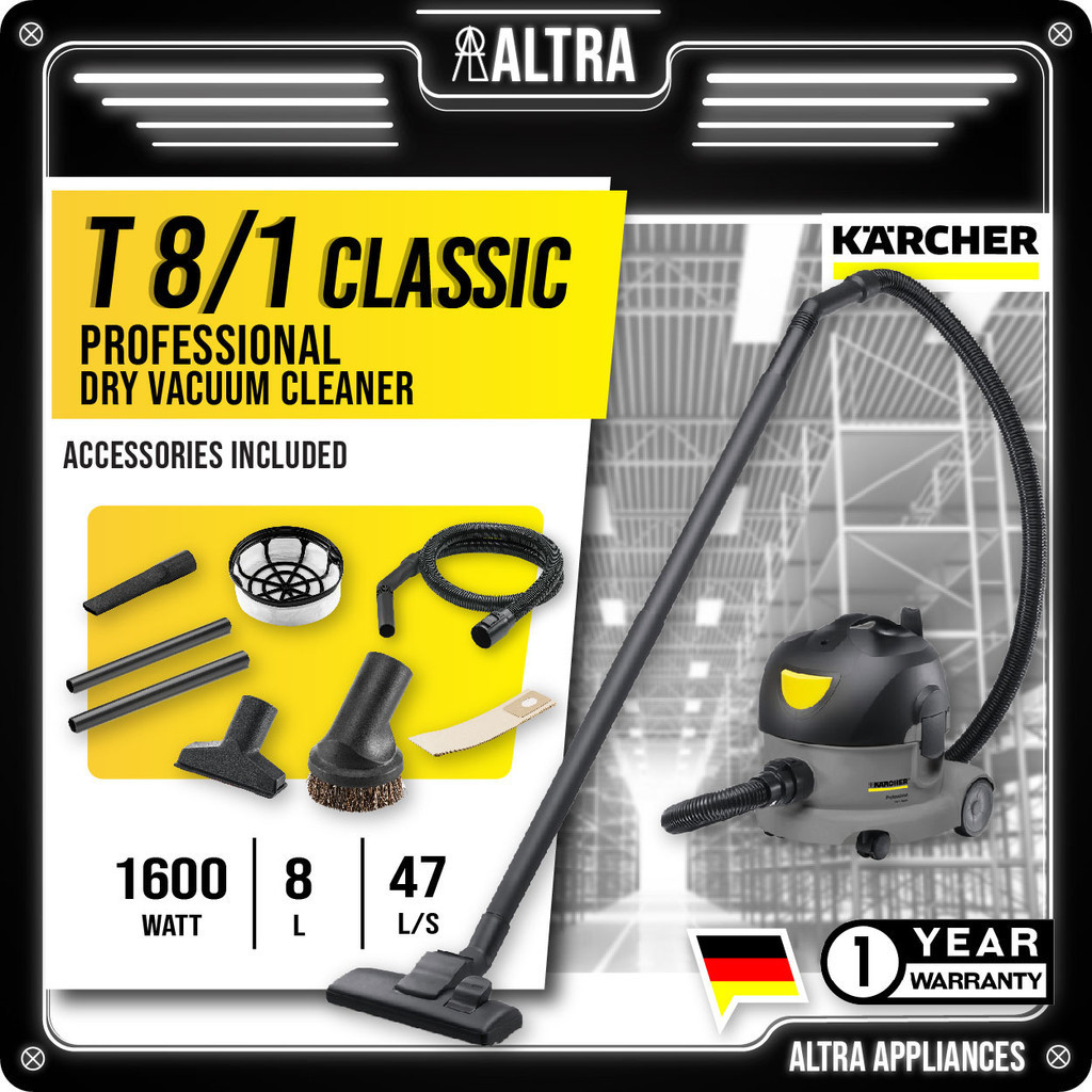 Karcher Vacuum Cleaner T8/1 Classic / Karcher Vacuum Cleaner / Small ...