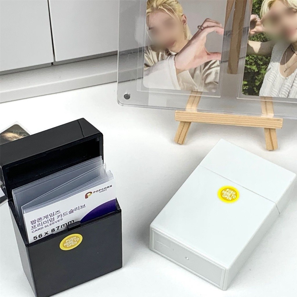 Card Pop-up Lid Storage Box Simple Ins Style Seal DIY Stickers ...