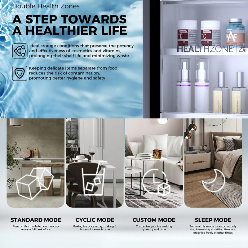 Haier HRF-IT540AG(GL)U1 540L 2-Door Twin Inverter Refrigerator Magic ...