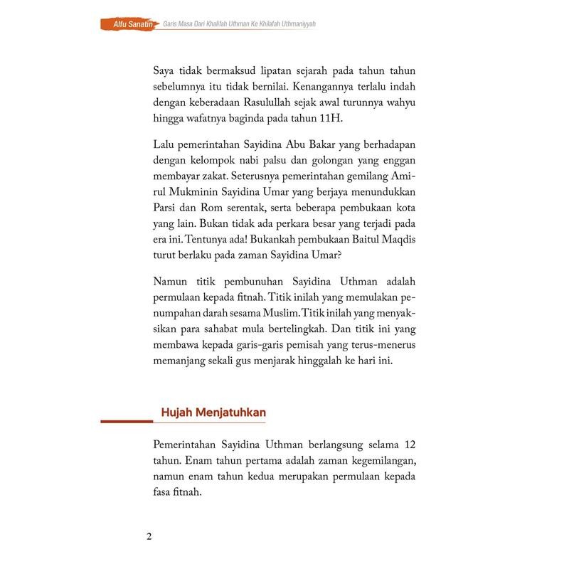 Alfu Sanatin : Garis Masa Dari Khalifah Uthman Ke Khilafah Uthmaniyyah ...