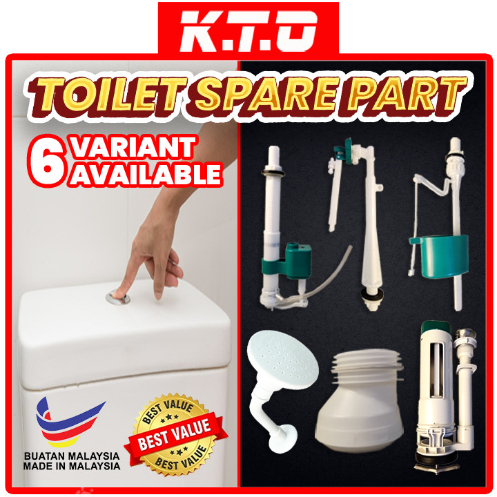 Compact Adjustable Bottom Inlet Valve Sparepart Toilet Water Tank Flush ...