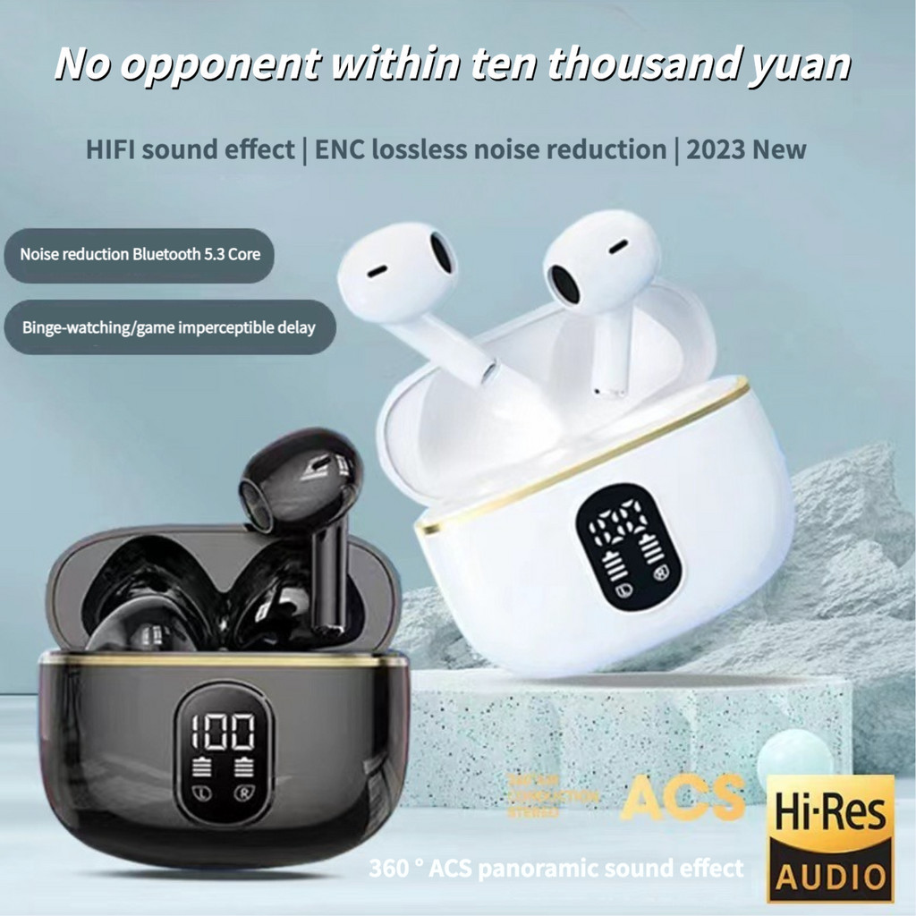 X87 TWS Wireless Earphones Bluetooth 5.3 Wireless Headphones LED Display Gaming Headset With ...