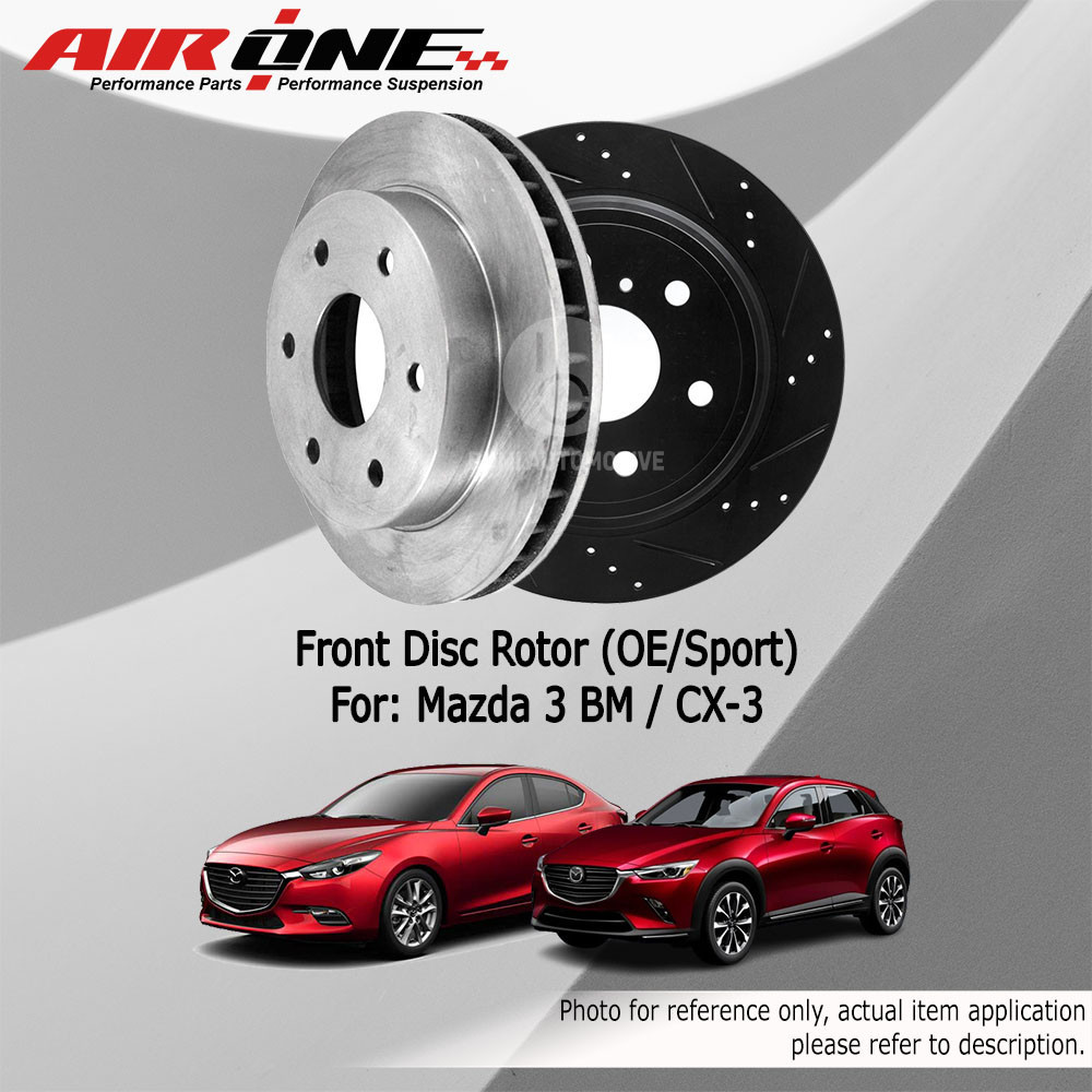 Mazda 3 BM Mazda CX-3 CX3 Front (Depan) Disc Rotor Racing Disc Brake ...