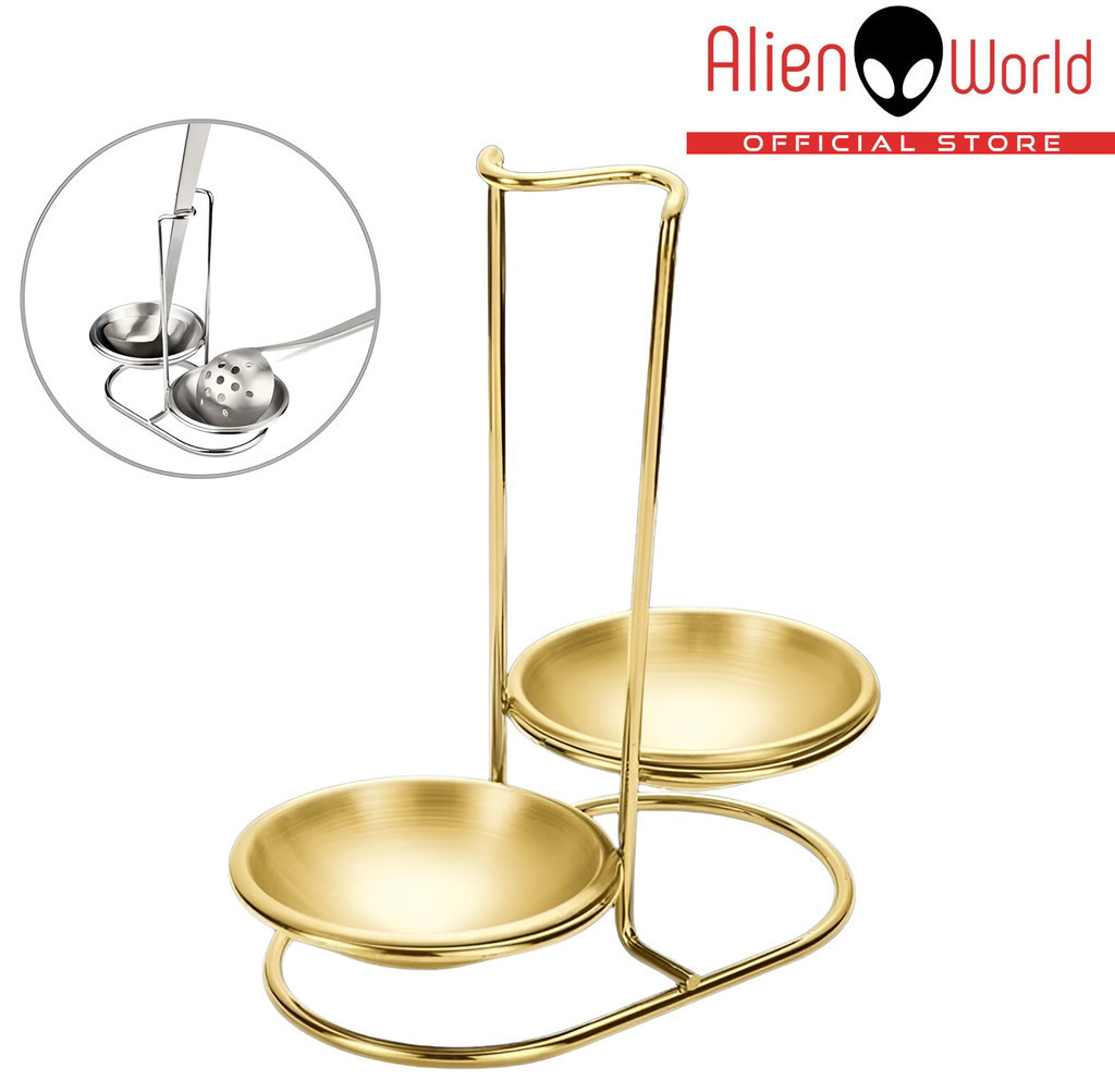 304 Stainless Steel Kitchen Ladle Spoon Rest Holder | Soup Ladle Holder ...