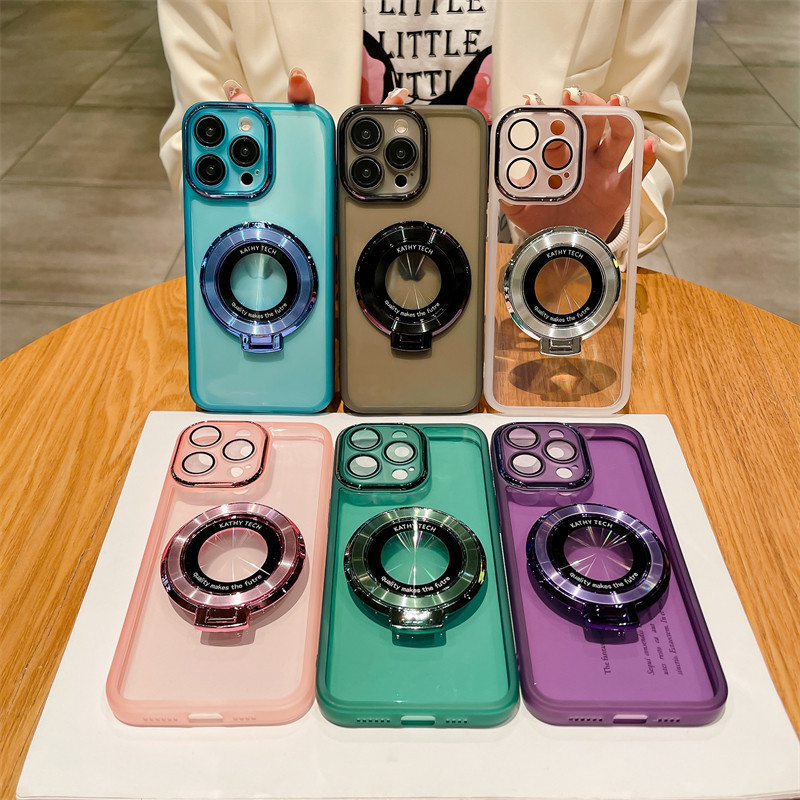 Case OPPO Reno 13F 5G 4G New Design Magnetic Stand Holder Transparent ...