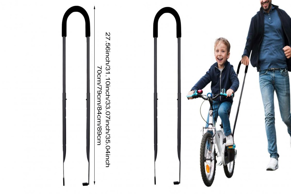 Heavy Duty Bike Trainer Handle Children Bike Training Handle Kids Bike ...