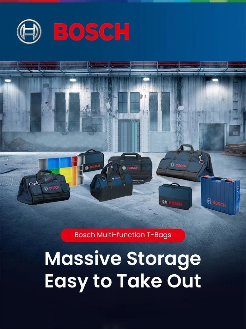 Bosch Tool Bag 4 Size Mini/S/M/L Tools Storage Organizer Bag Work Bag ...