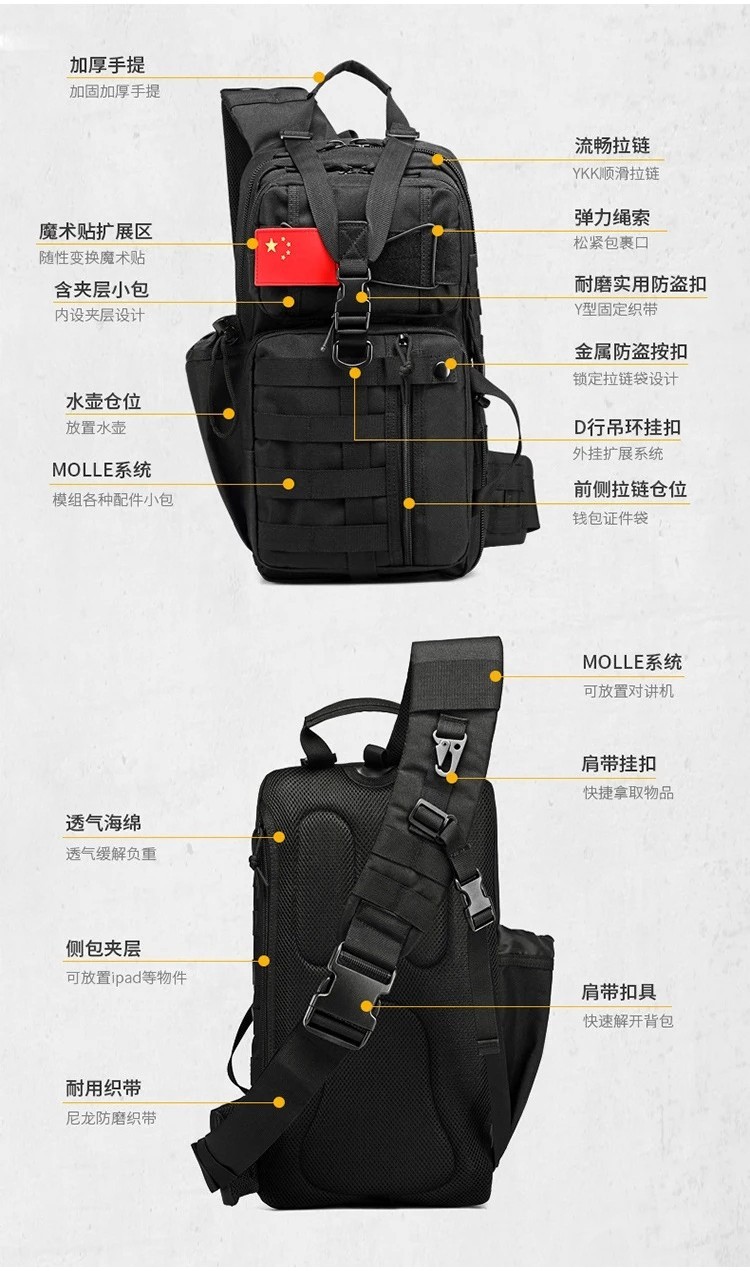 Tactical Assassin Sling EDC Bag | Shopee Malaysia