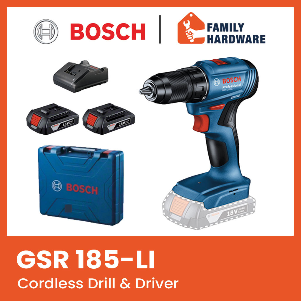 BOSCH GSR 180-LI Cordless Drill Driver BOSCH GSR180 GSR 180 BATTERY ...