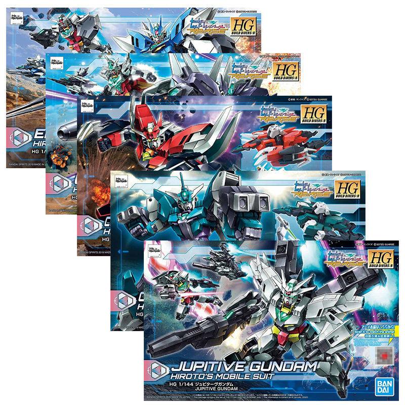 Bandai Gundam Assembled Model HG Build Divers Re:RISE Core Gundam Sky ...