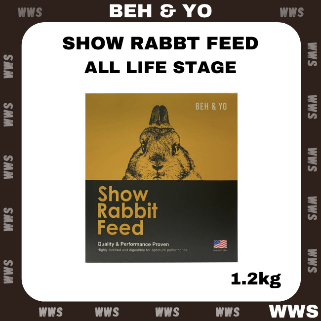 Beh & Yo Show Rabbit Feed # Premium Rabbit Food # All Life Stage # 1 ...