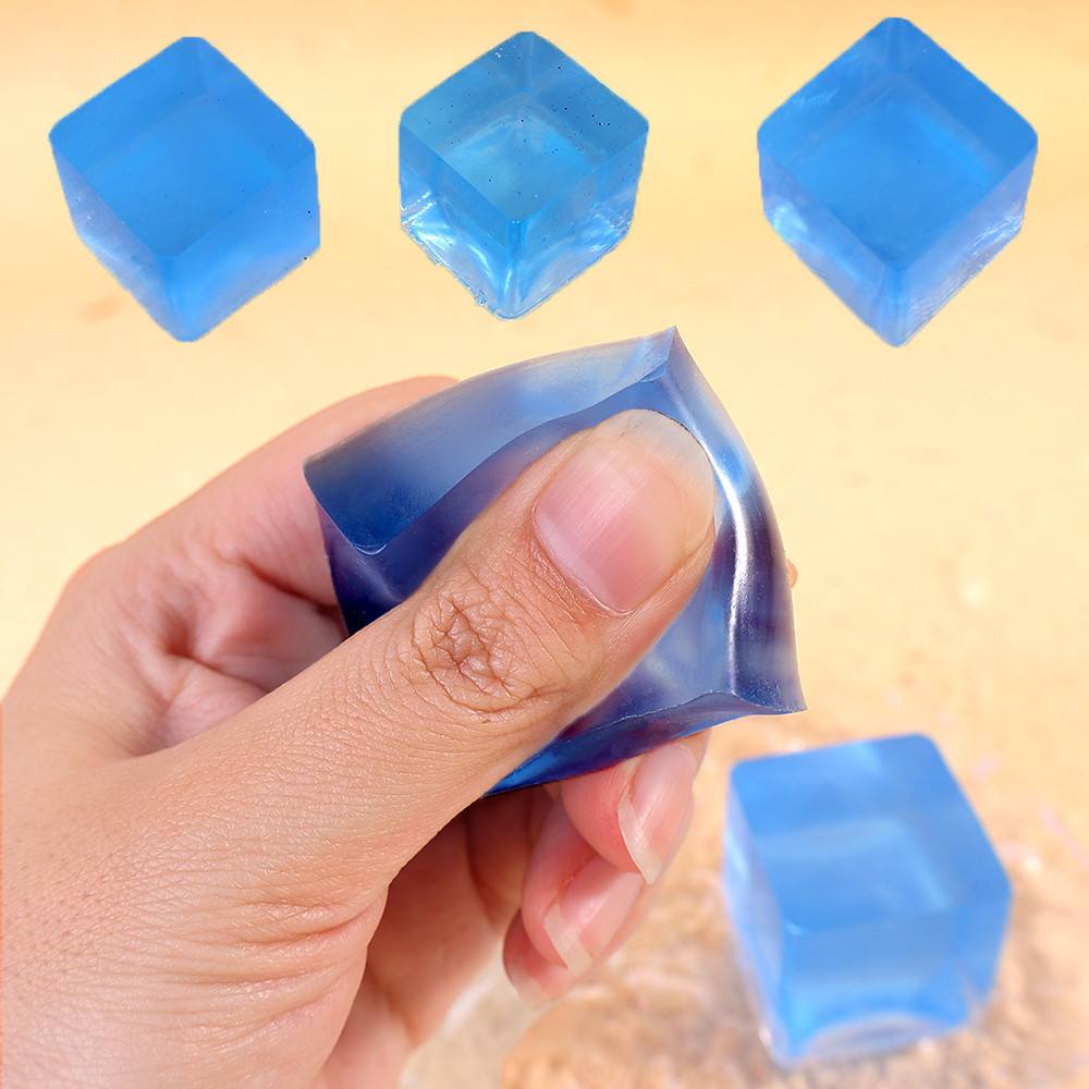Mochi Ice Cubes Squeeze Toy - Jelly Cube Release Stress Toys - Ice ...