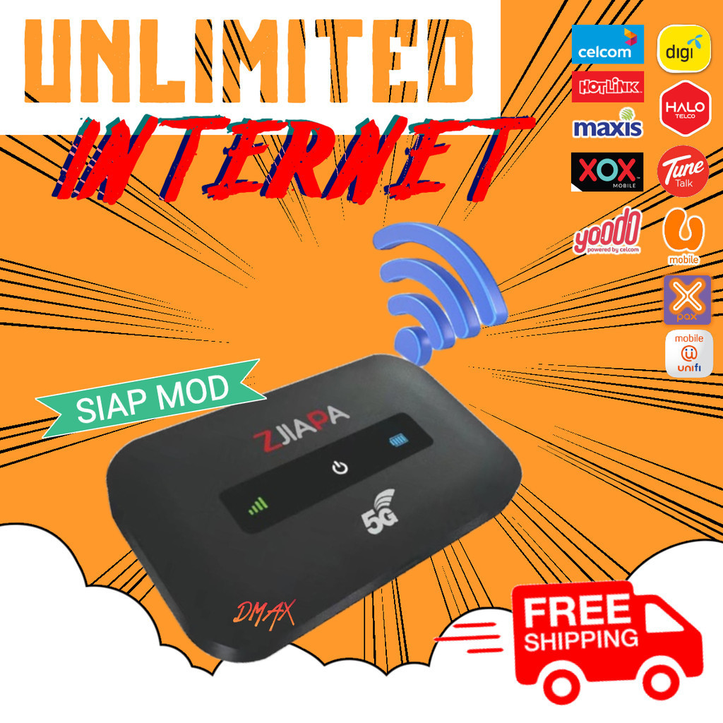 Modified 4G LTE MiFi A8+ Pocket WiFi Unlimited Hotspot MiFi Router ...