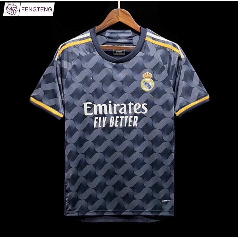 REAL MADRID AWAY KIT SEASON 2023/24 | Shopee Malaysia