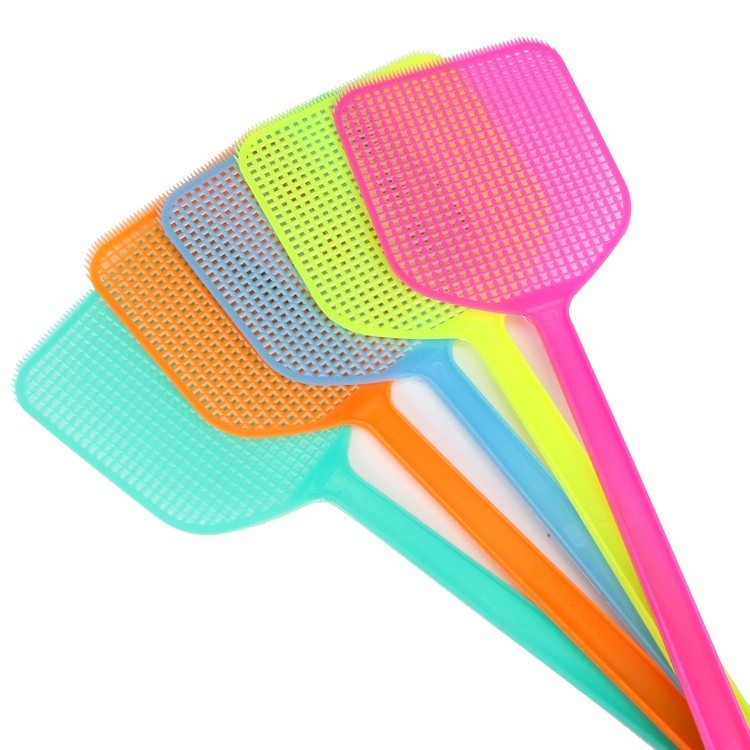 1pcs Durable Plastic Long Handled Shoot Mosquito Fly Hit Slap Swatter ...
