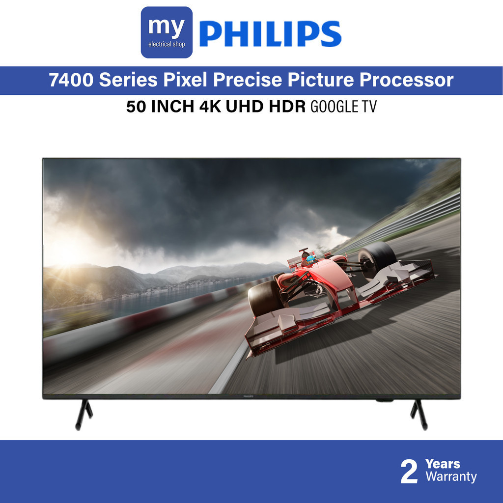 Philips 50 Inch 4K Ultra HD HDR Google TV 50PUT7428/68 50PUT7428 ...